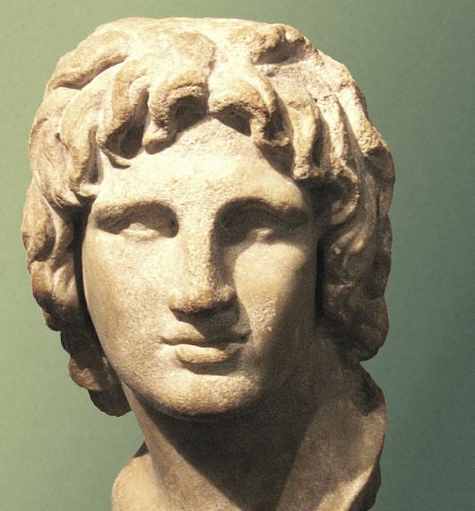 Alessandro Magno e altri grandi a tavola