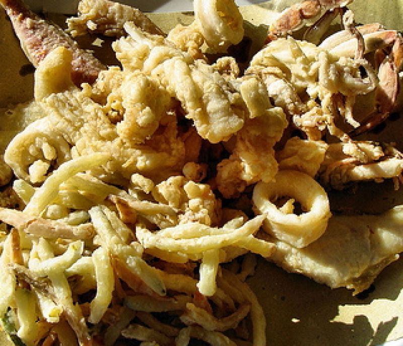 Ricetta Gran Fritto con verdurine croccanti